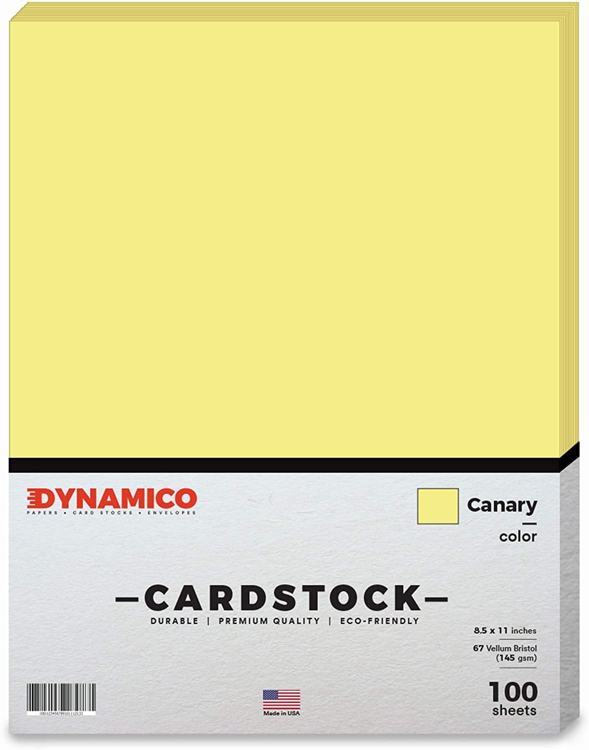 Canary 8.5 x 11" Pastel Color Cardstock Paper - for Cards and ...