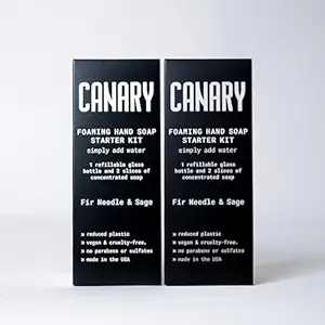 Canary Foaming Hand Soap Bars Kit - Refillable Zero Waste Hand Wash ...