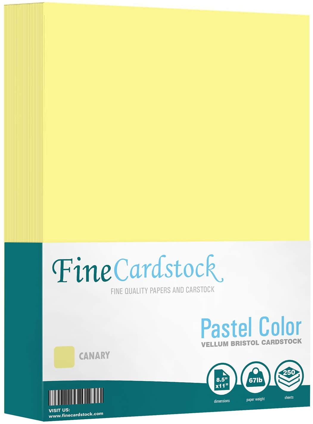 Canary Pastel Color Cardstock Paper — Great for Arts and Crafts ...