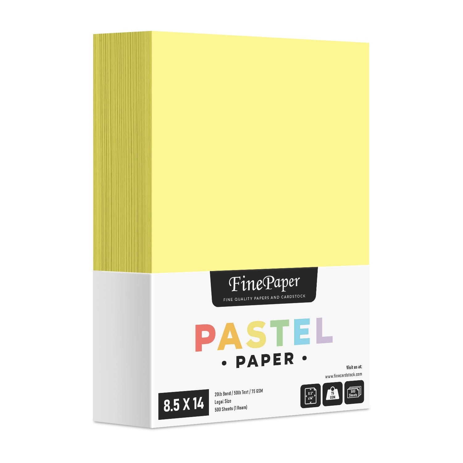 Canary Pastel Color Paper – Great for Arts and Crafts and Stationery ...