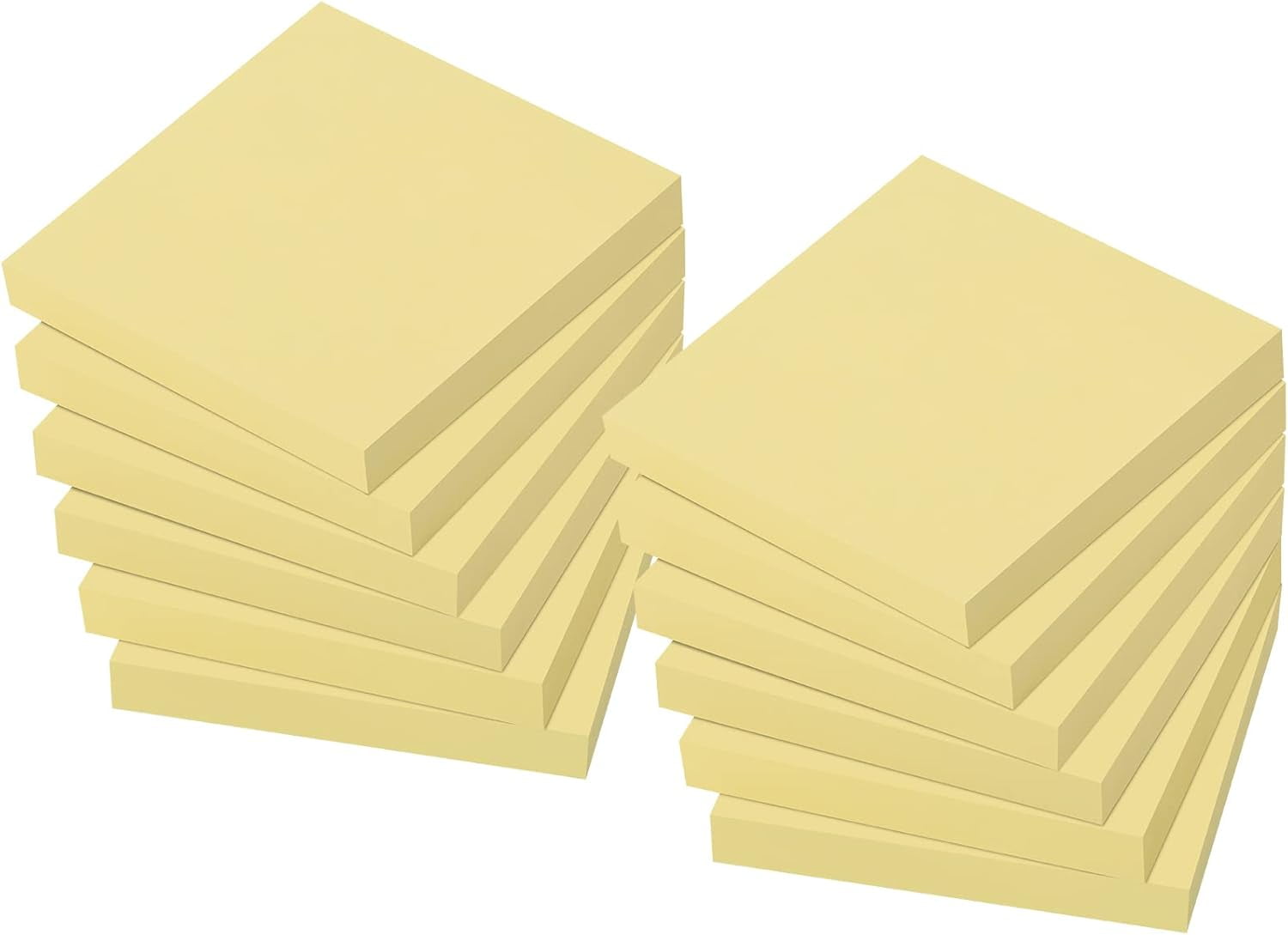 Canary Yellow Sticky Notes Set, 76 x 76 mm, 100 Sheets/Pad, Sticky ...