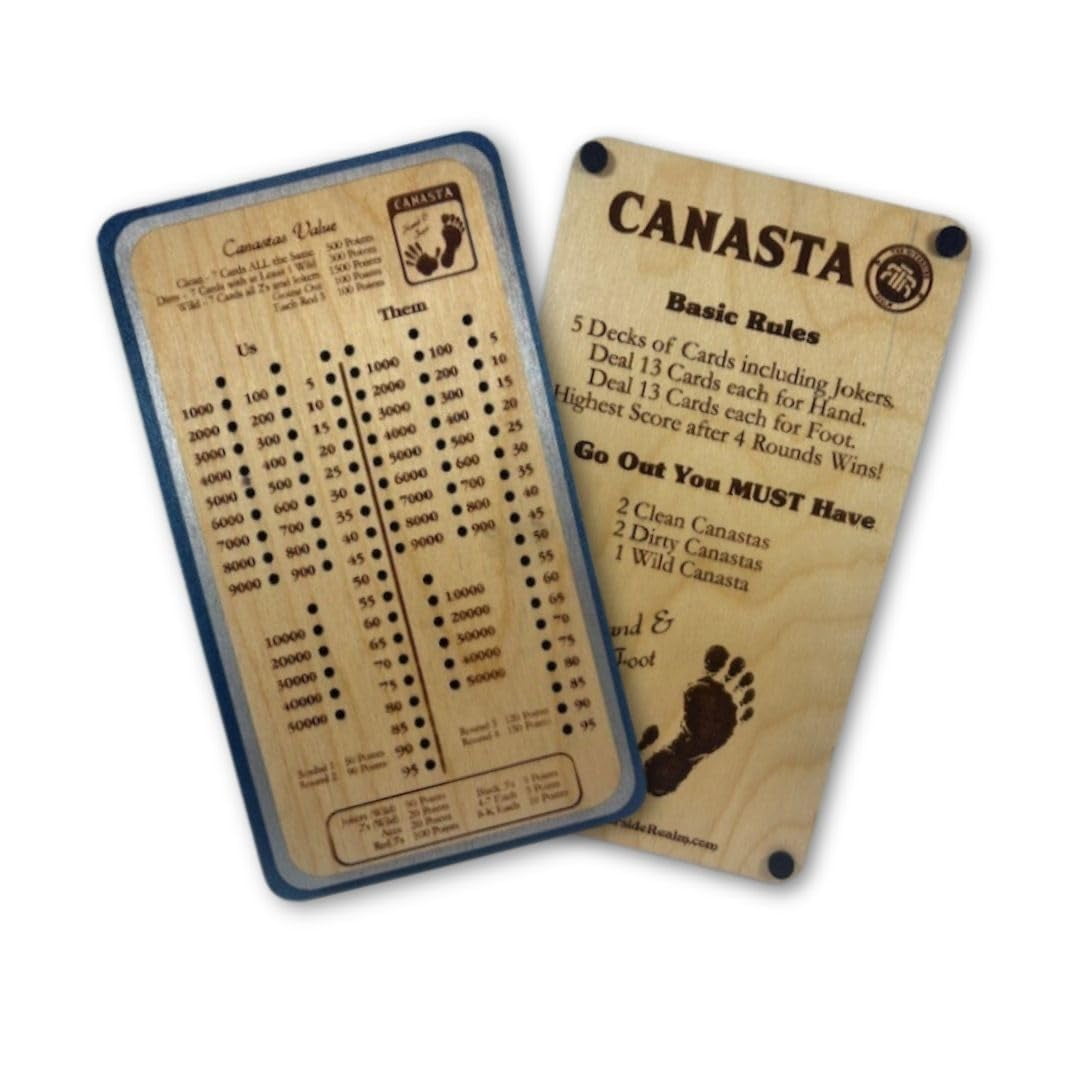 Canasta: Hand and Foot Scorecard - Walmart.com