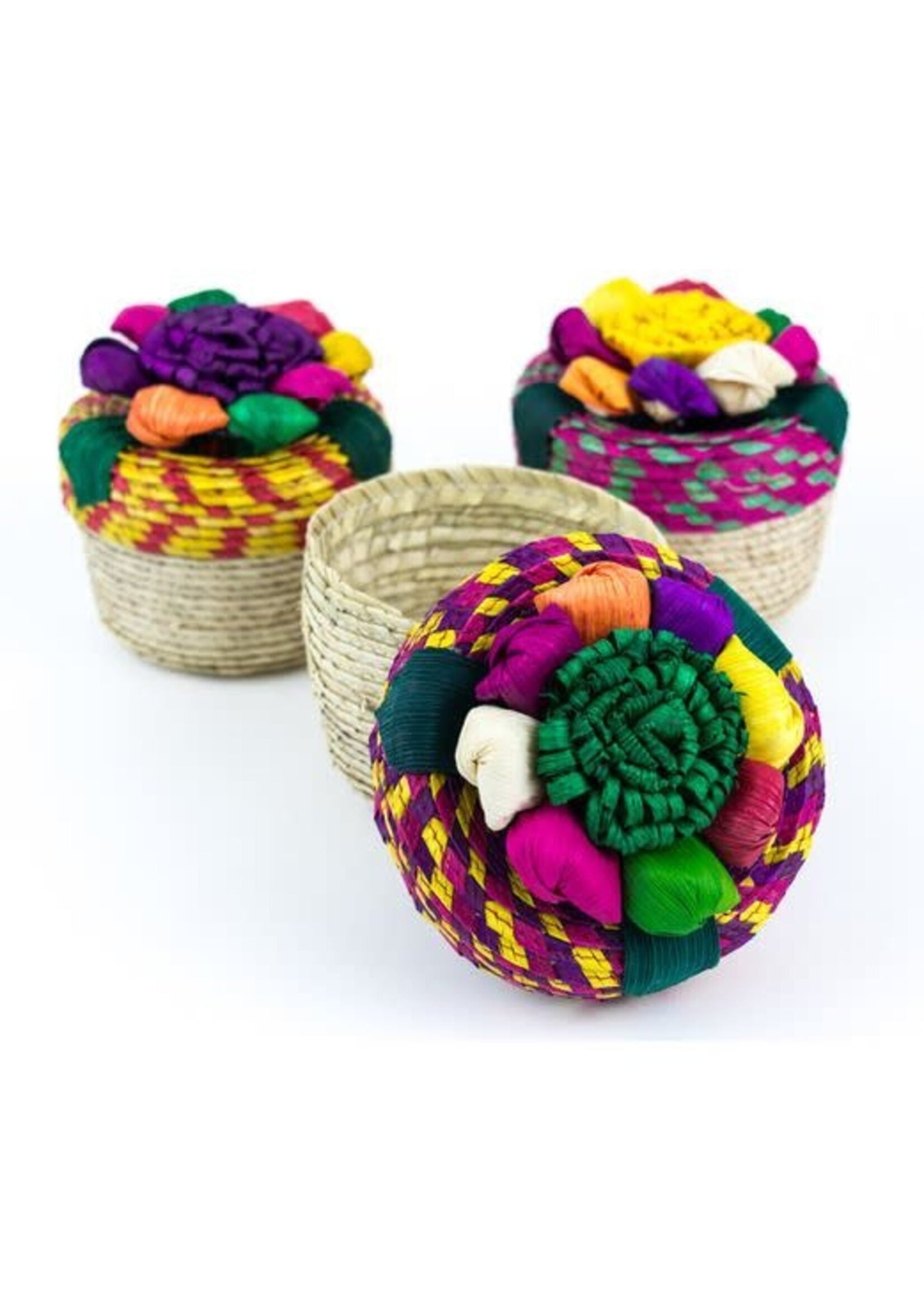 Canasta Mexicana con Tapa de Flor 6 ct - Walmart.com