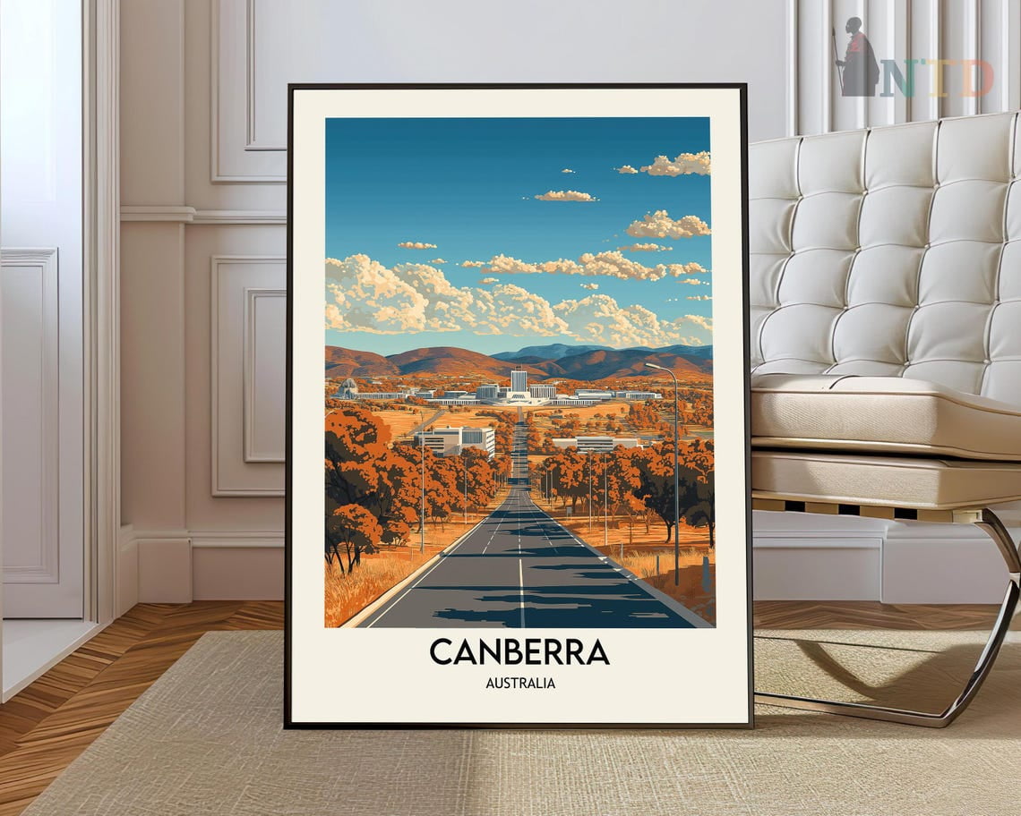Canberra Print, Canberra Wall Art, Canberra Poster, Canberra Photo ...