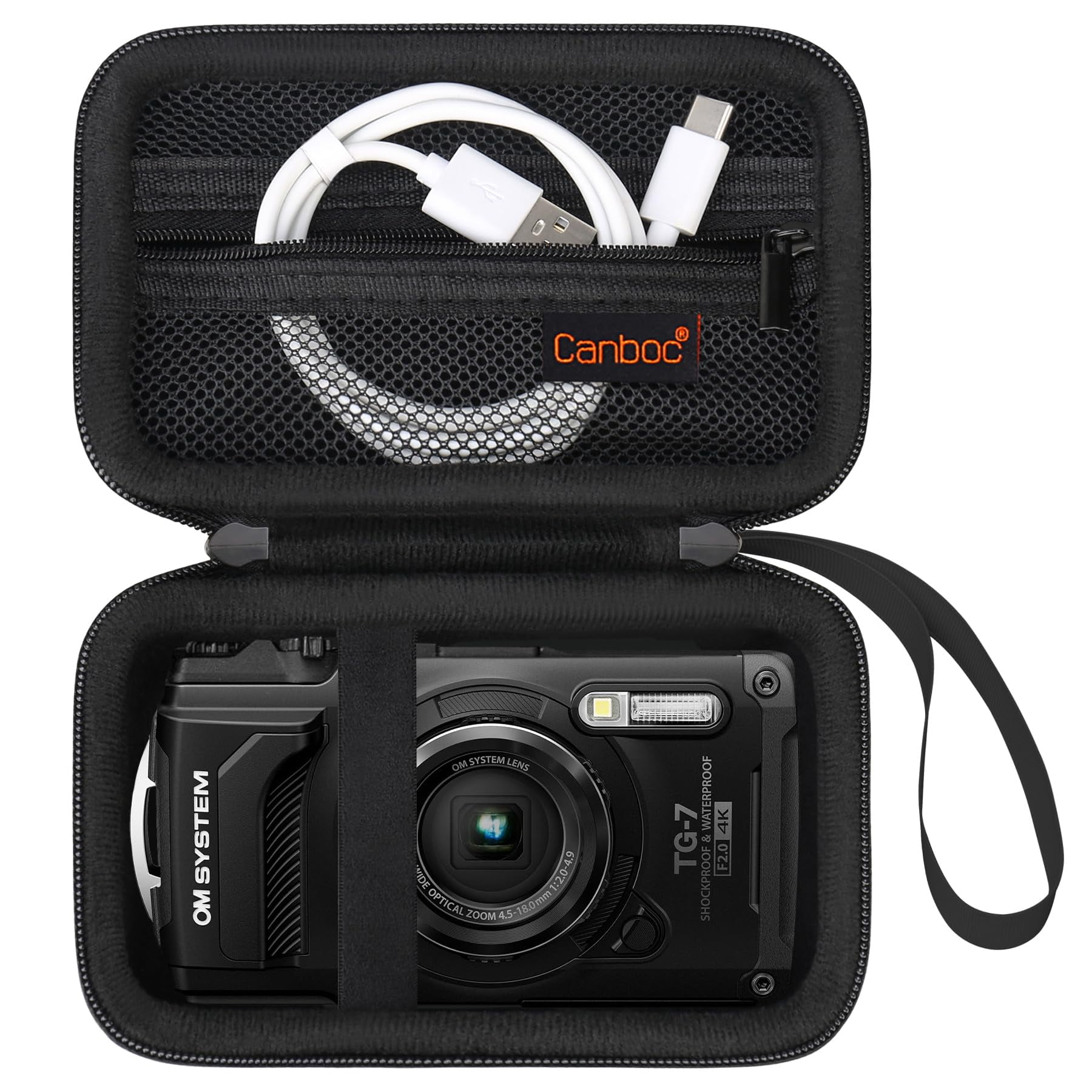 Canboc Carrying Case for KEF16 OM SYSTEM Tough TG-7/ OM SYSTEM OLYMPUS ...