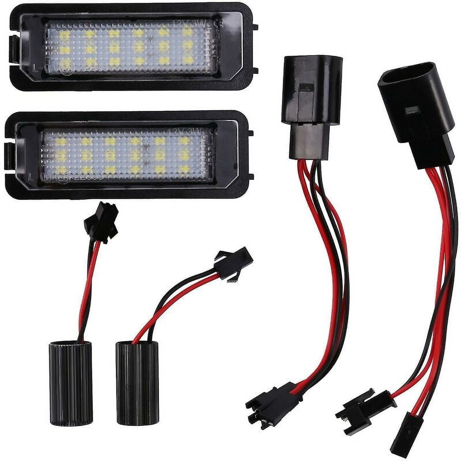 Canbus Error Free License Plate Light Bulb, 24 Smd3528 Led Chips ...