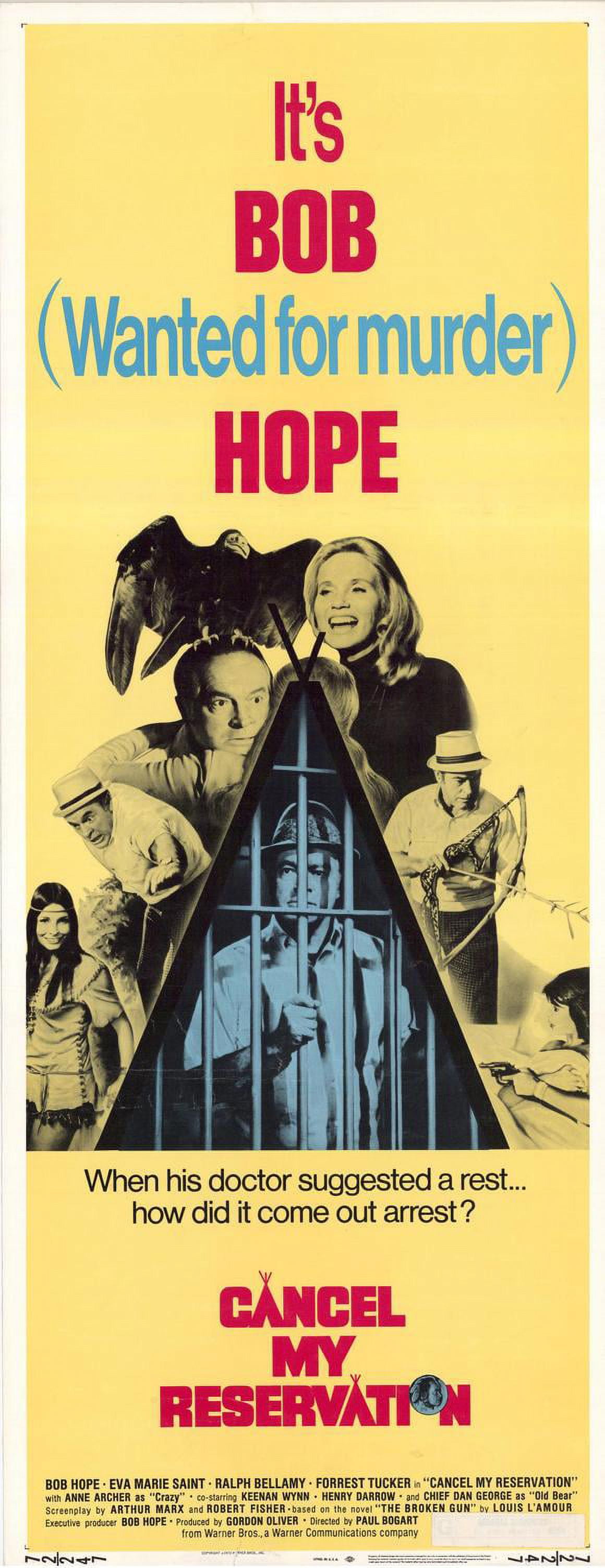 Cancel My Reservation - movie POSTER (Insert Style A) (14" x 36") (1972 ...