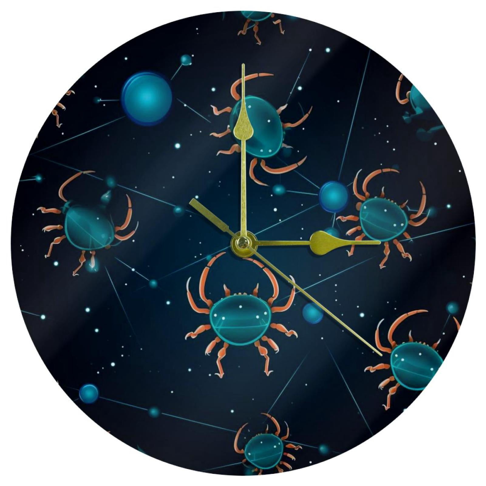 Cancer Acrylic Circular Wall Clock - Unique Design, Modern Style ...