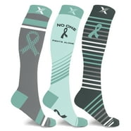 Extreme Fit Knee High Compression Socks - 6 Pair for Running, Athletics ...