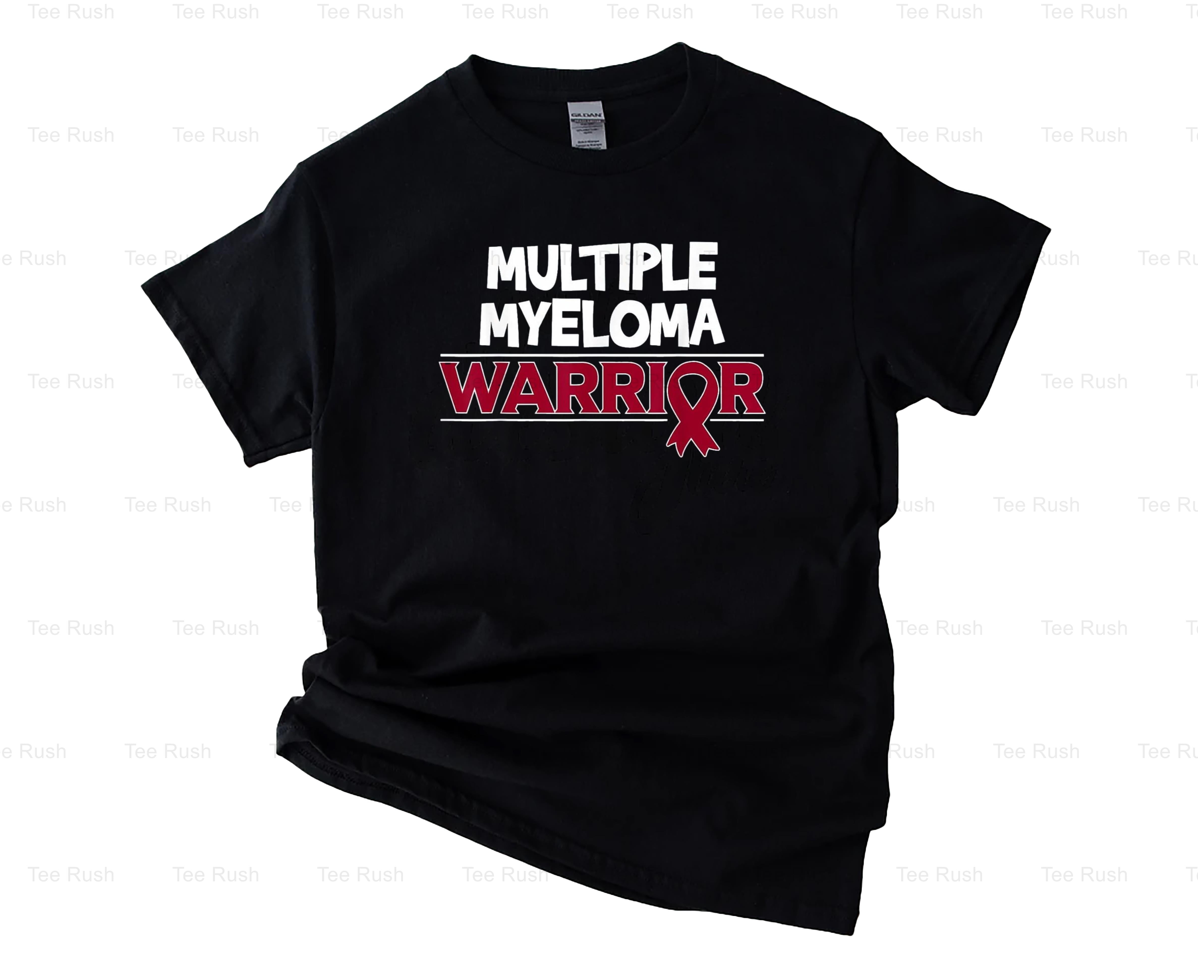 Cancer Awareness Multiple Myeloma Warrior Gift, Red Ribbon, Fight,T ...