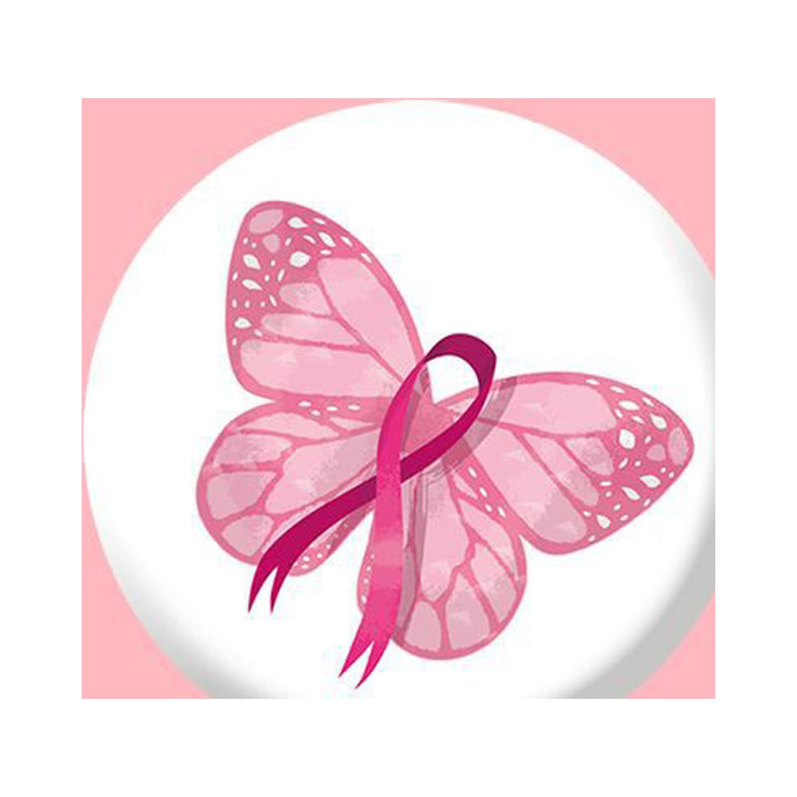 Cancer Awareness Red Ribbon Pin Round Badge For Public Event Fundraiser ...