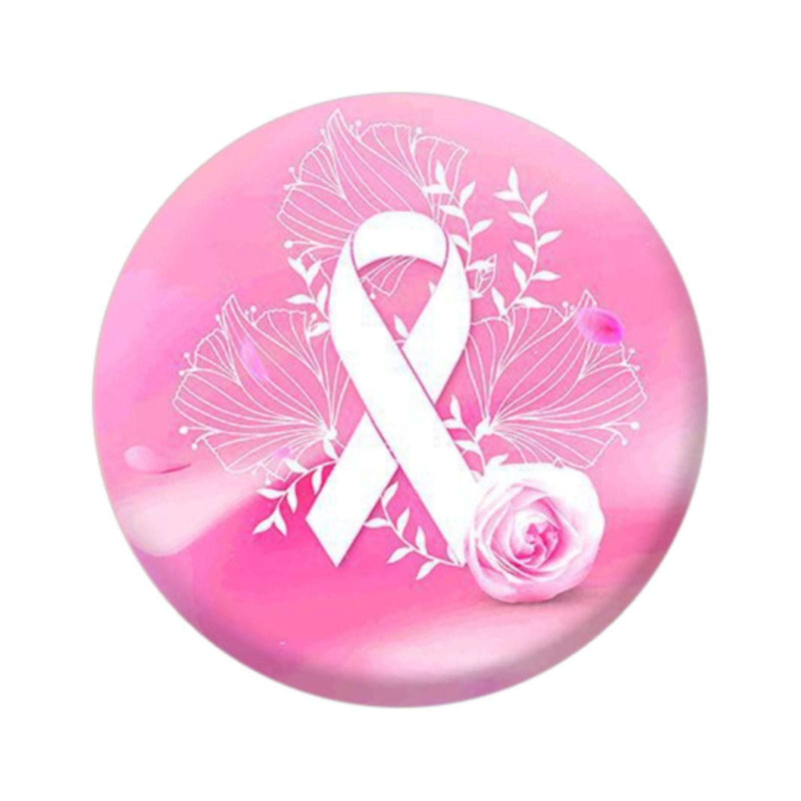 Cancer Awareness Red Ribbon Pin Round Badge For Public Event Fundraiser ...