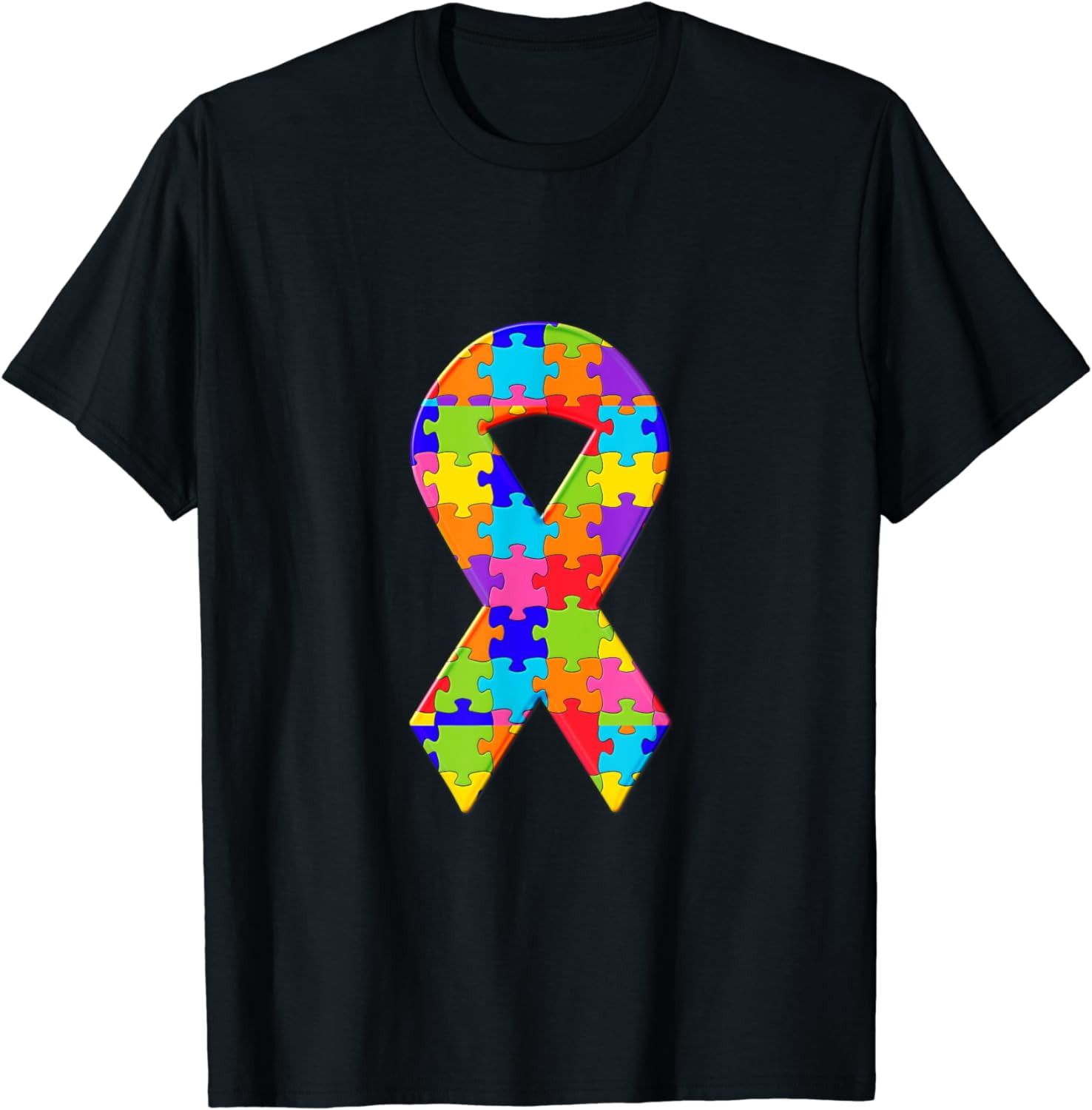 Cancer Awareness Ribbon Jigsaw Autism Puzzle T-Shirt - Walmart.com