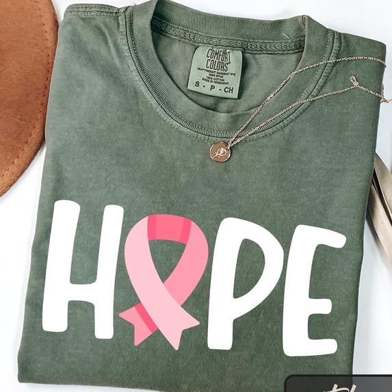 Cancer Awareness Shirt Hope Ribbon Tee - Walmart.com