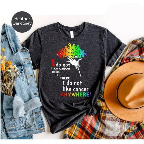 Cancer Awareness Shirt: Ribbon Graphic - Fight Cancer Tee TSHIRT All ...