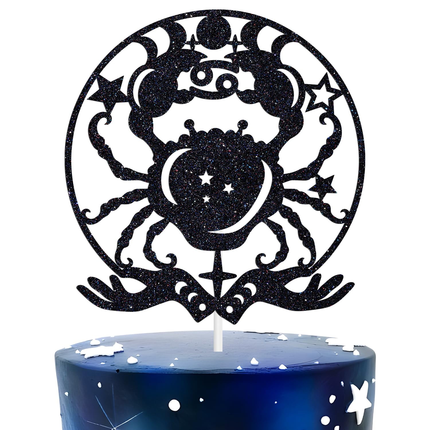 Cancer Cake Topper,ITSC Happy Birthday Cancer/Cancer Season, Big Cancer ...