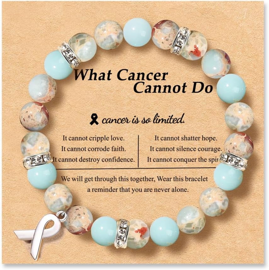 Cancer Care Gifts for women,Natural Stone Healing Crystal Bracelets ...