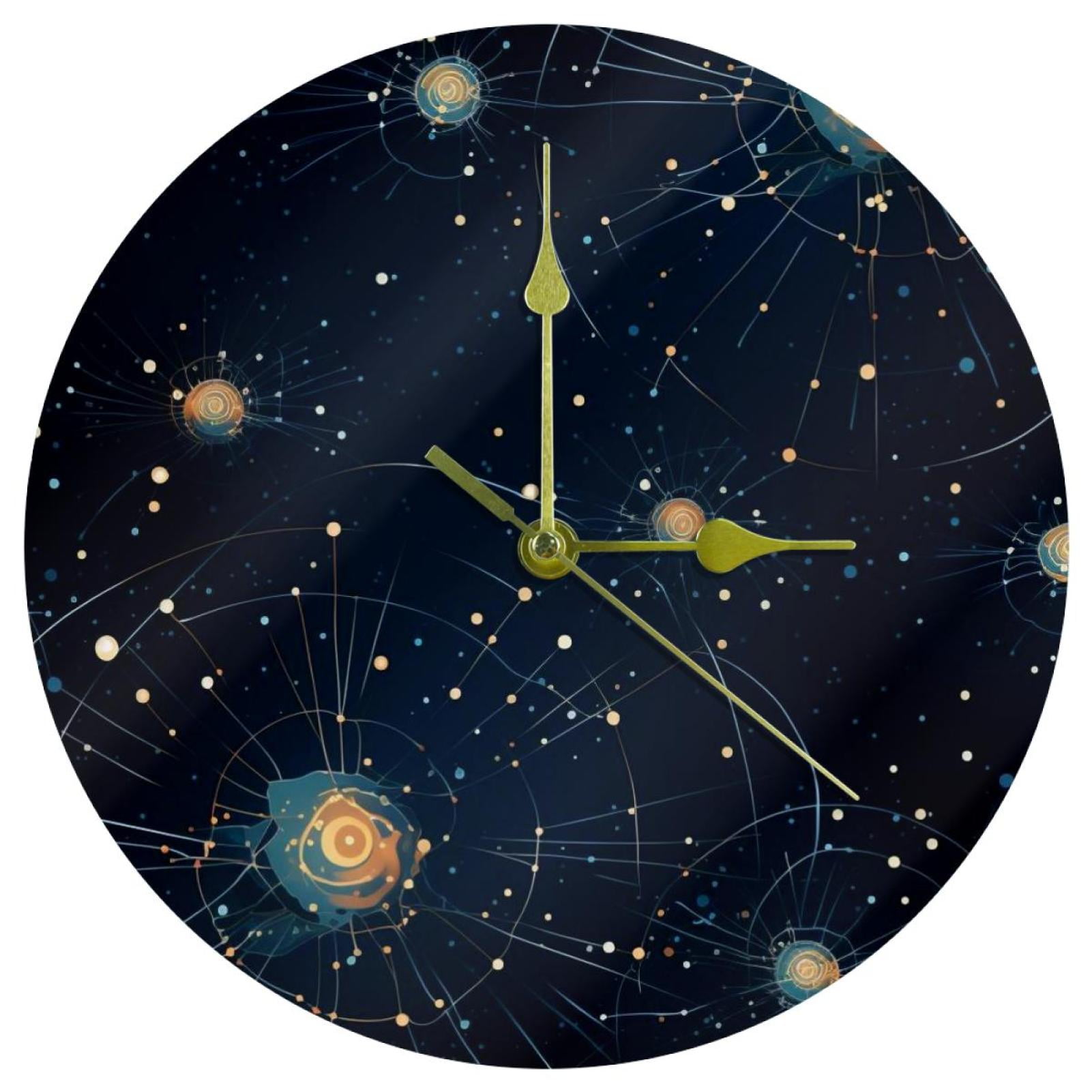 Cancer Circular Acrylic Wall Clock - Elegant Timepiece for Home with ...