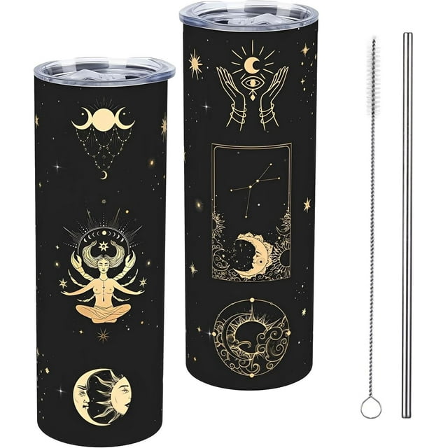 Cancer Constellation Tumbler Zodiac Coffee Mugs Stainless Steel ...