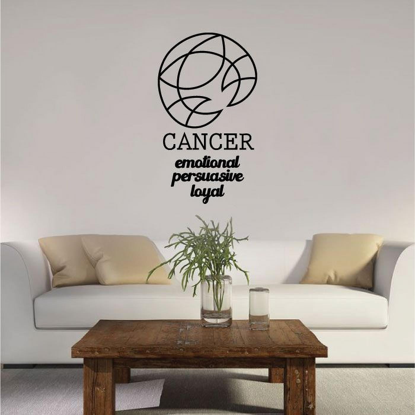 Cancer Crab Silhouette Water Sign Symbol Emotional Persuasive Loyal ...