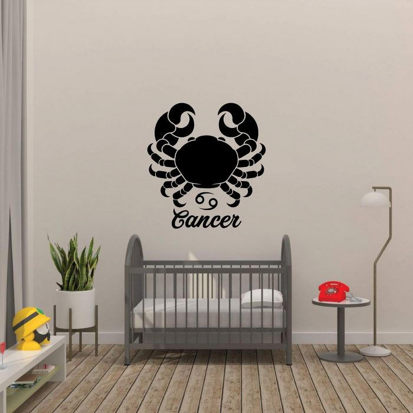 Cancer Crab Silhouette Water Sign Symbol Horoscope Astrological Chart ...