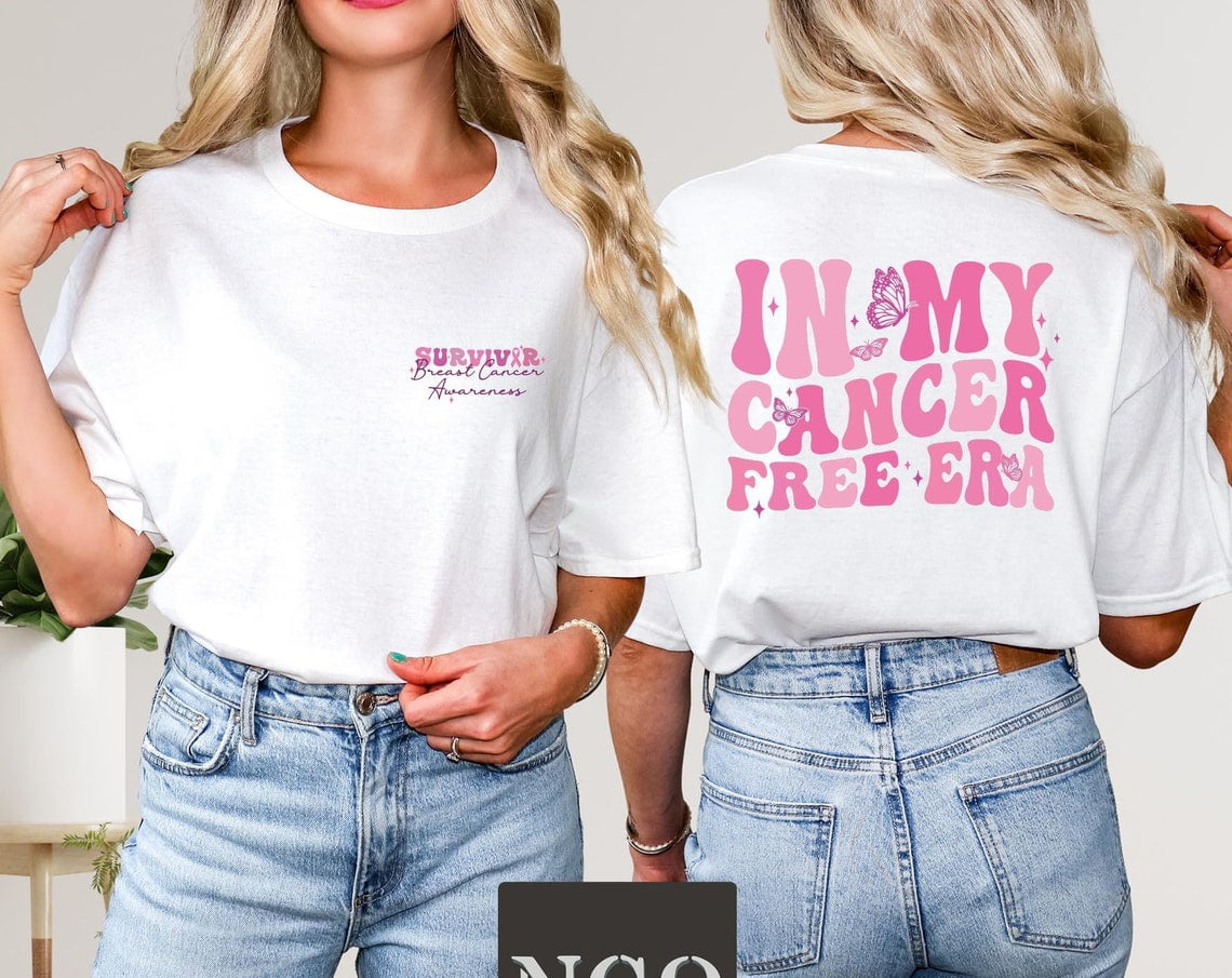 In My Cancer Free Era Shirt,Breast Cancer Survivor Shirt,Pink Ribbon ...