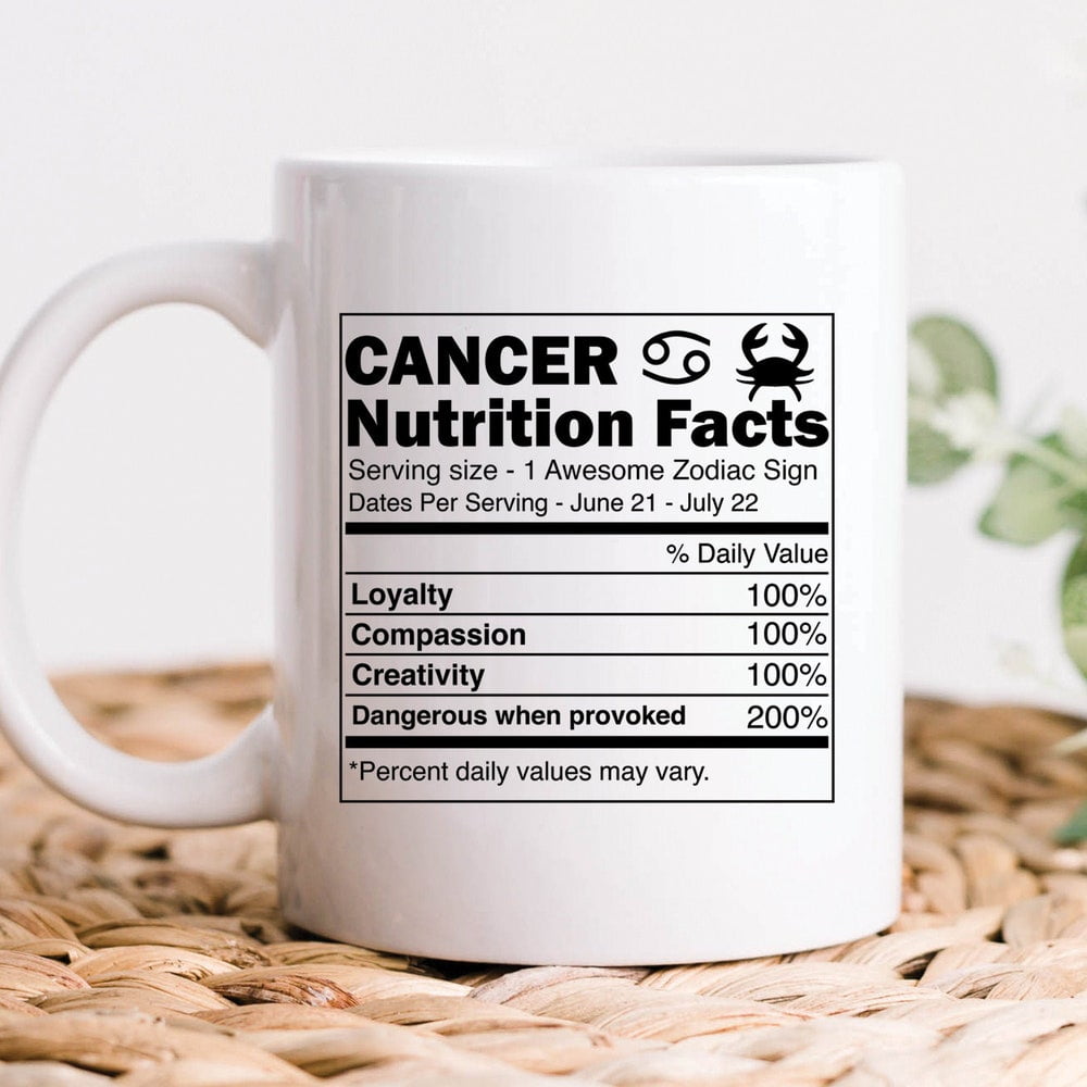 Cancer Gift, Cancer Zodiac Mug, Cancer Mugs, Cancer Coffee Mug, Cancer ...