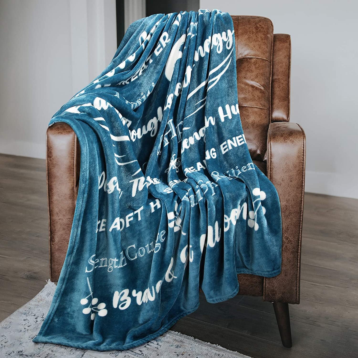 Cancer Gifts for Women Fleece Healing Thoughts Blanket Super Soft ...