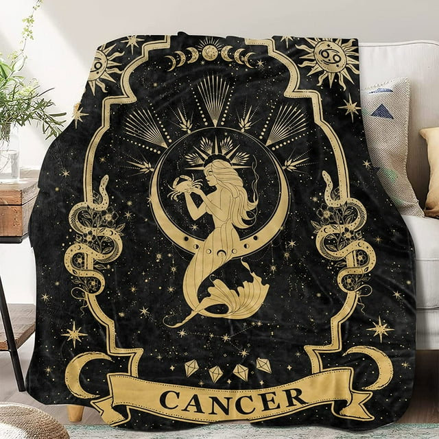 Cancer Gifts, Cancer Zodiac Blanket 60"X50", Cancer Zodiac Gifts for ...