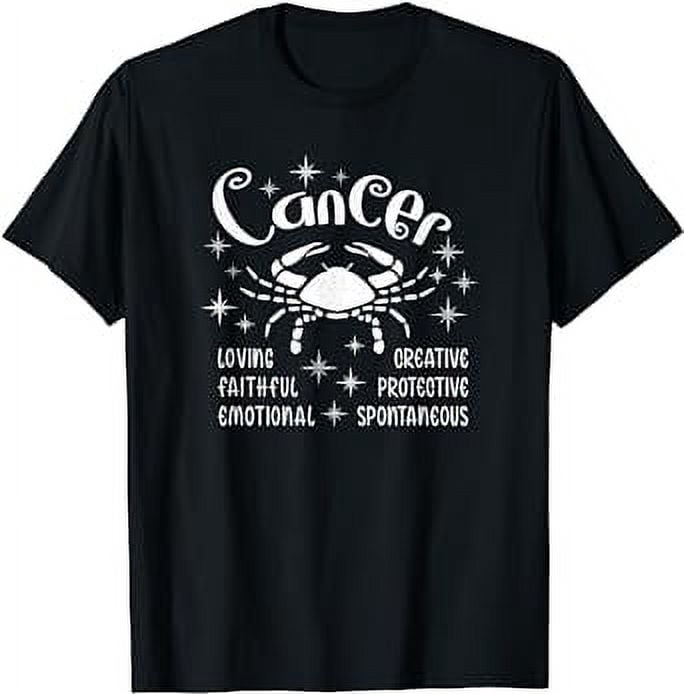 Cancer Personality Traits – Cute Zodiac Astrology T-Shirt - Walmart.com