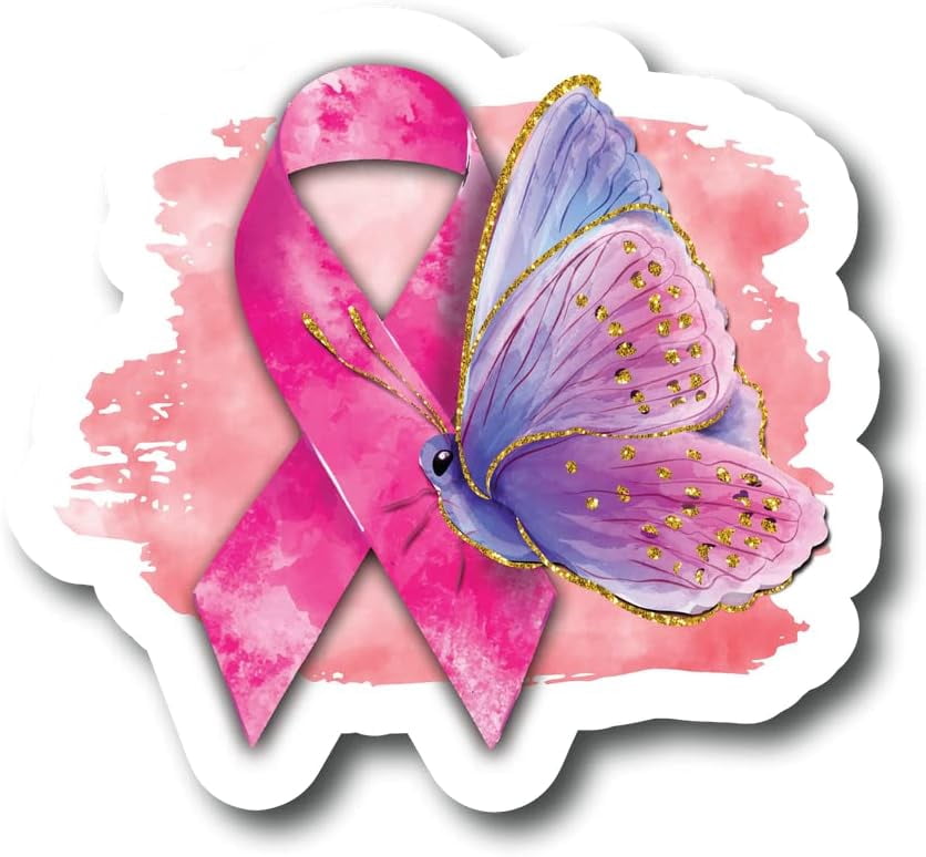 Cancer Ribbon Butterfly | Breast Cancer Awareness Month | Great Gift ...