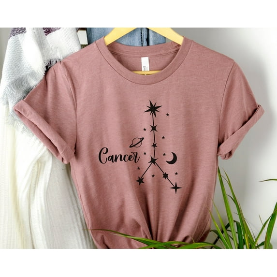 Cancer Shirt Zodiac Shirt Astrology Shirt Gift for Cancer Horoscopes ...