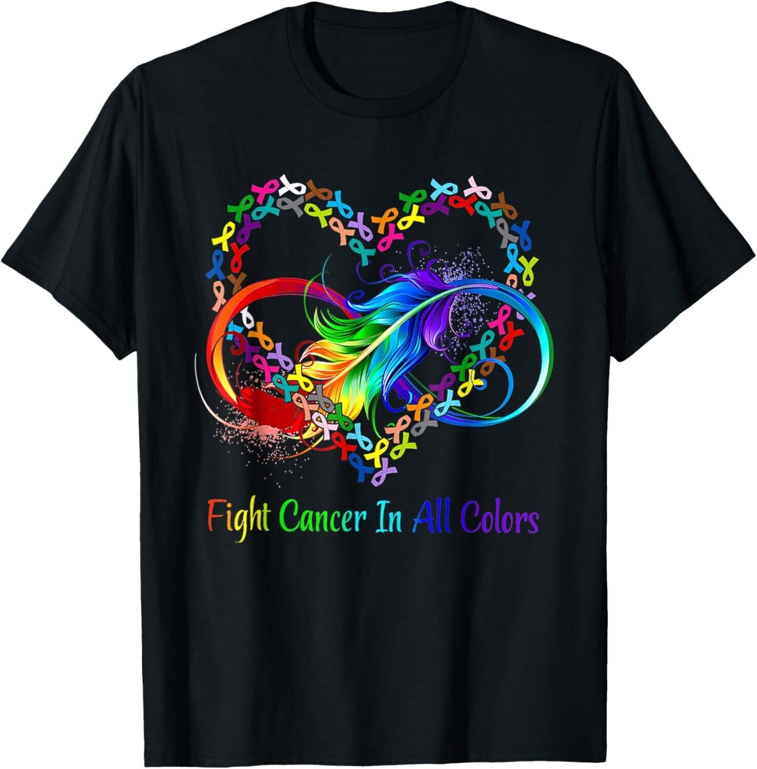 Cancer Sucks In Every Color Fighter Fight Support The Cance Gift Unisex ...