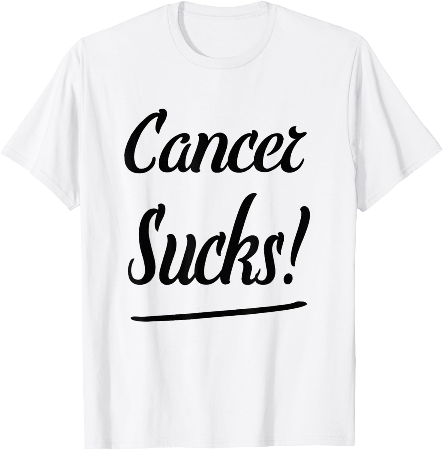 Cancer Sucks! T Shirt - Classic Fit Cancer Tee T-Shirt - Walmart.com