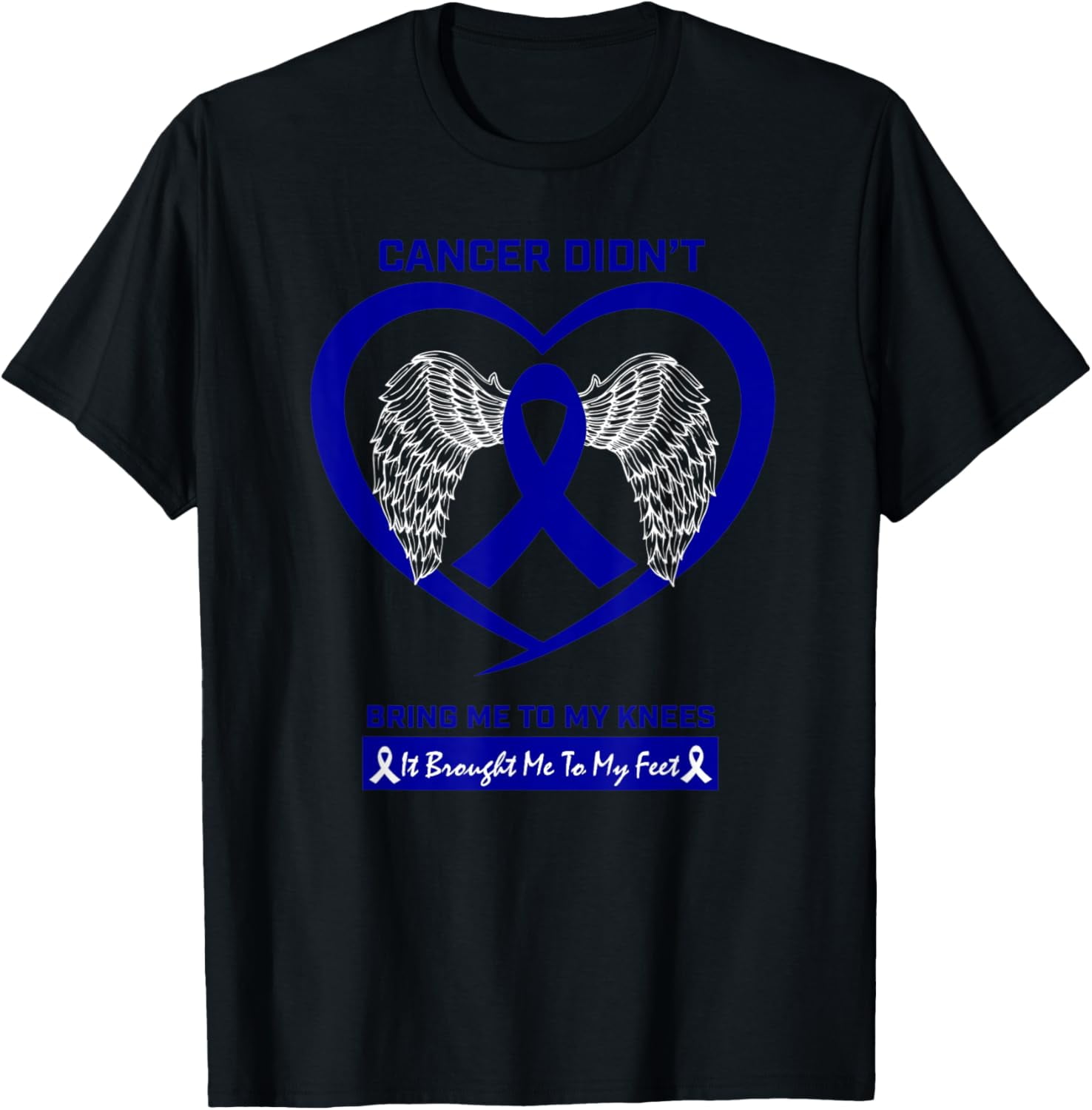 Cancer Survivor Fighter Warrior Colon Cancer Awareness Month T-Shirt ...