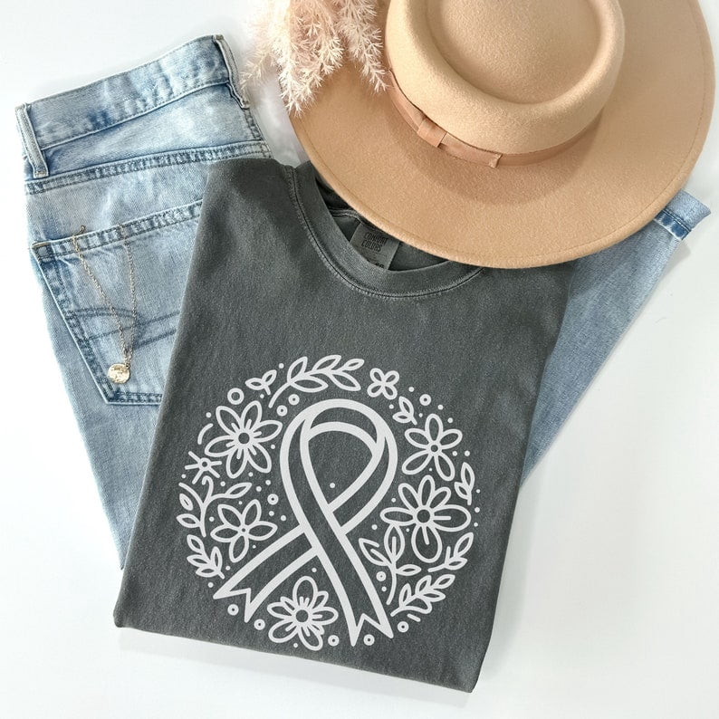 Cancer Warrior Gift, Cancer Survivor Outfit, Family Support T-Shirt ...