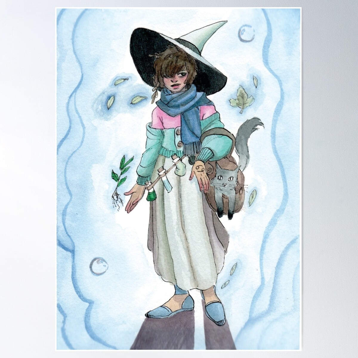 Cancer Witch Poster Wall Art, Modern Wall Decor For Living Room Bedroom ...