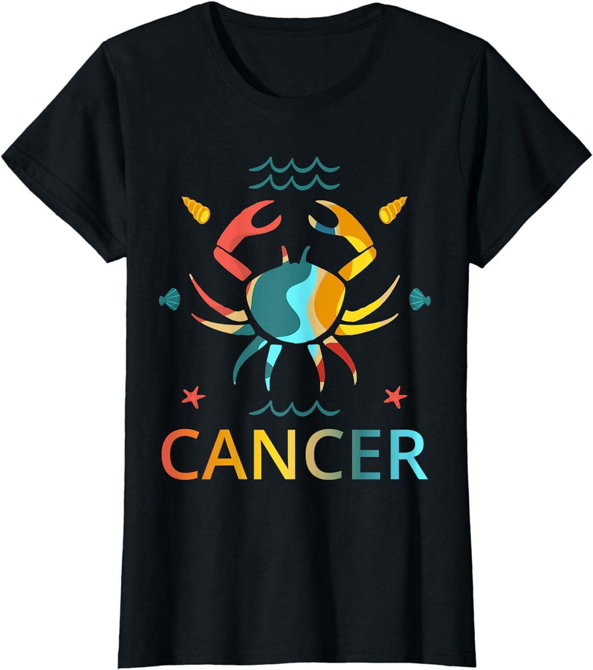 Cancer Zodiac Birthday Shirt Astrology Sign Tee For Summer