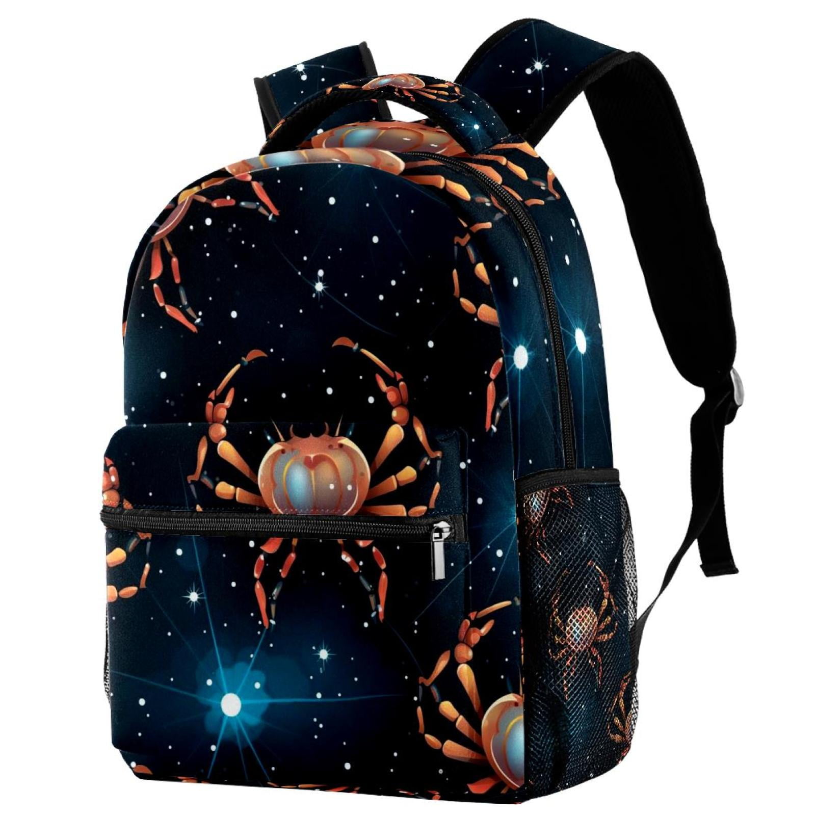 Cancer Zodiac Sign Scorpions Cute Lightweight Backpacks Roomy Interior ...