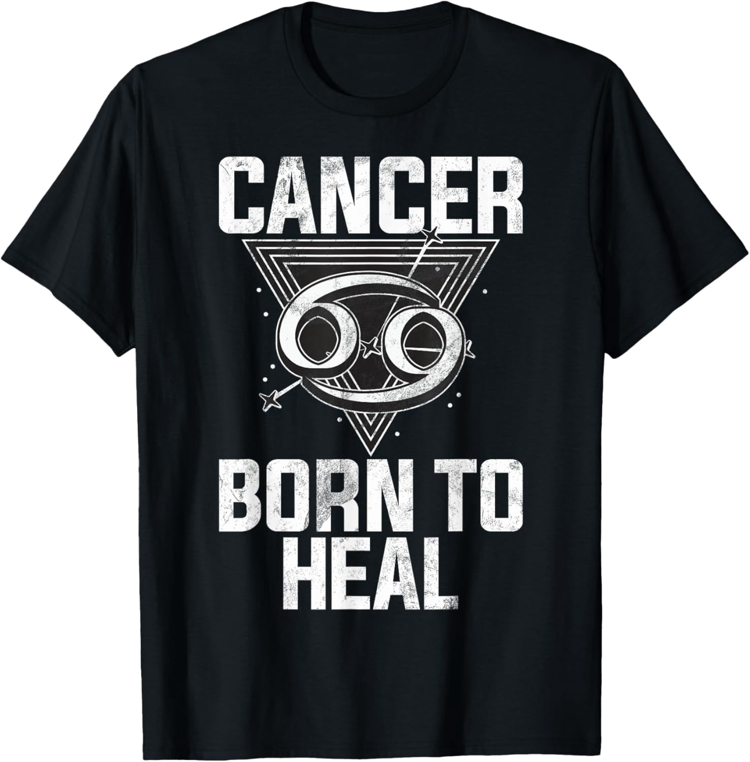Cancer born to heal Cancer Zodiac T-Shirt - Walmart.com