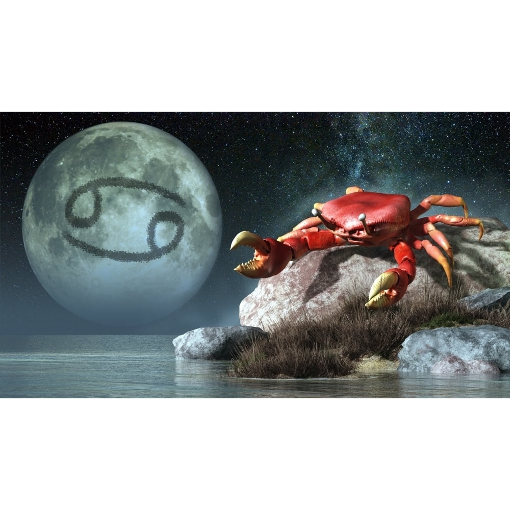 Cancer is the fourth astrological sign of the Zodiac Poster Print ...