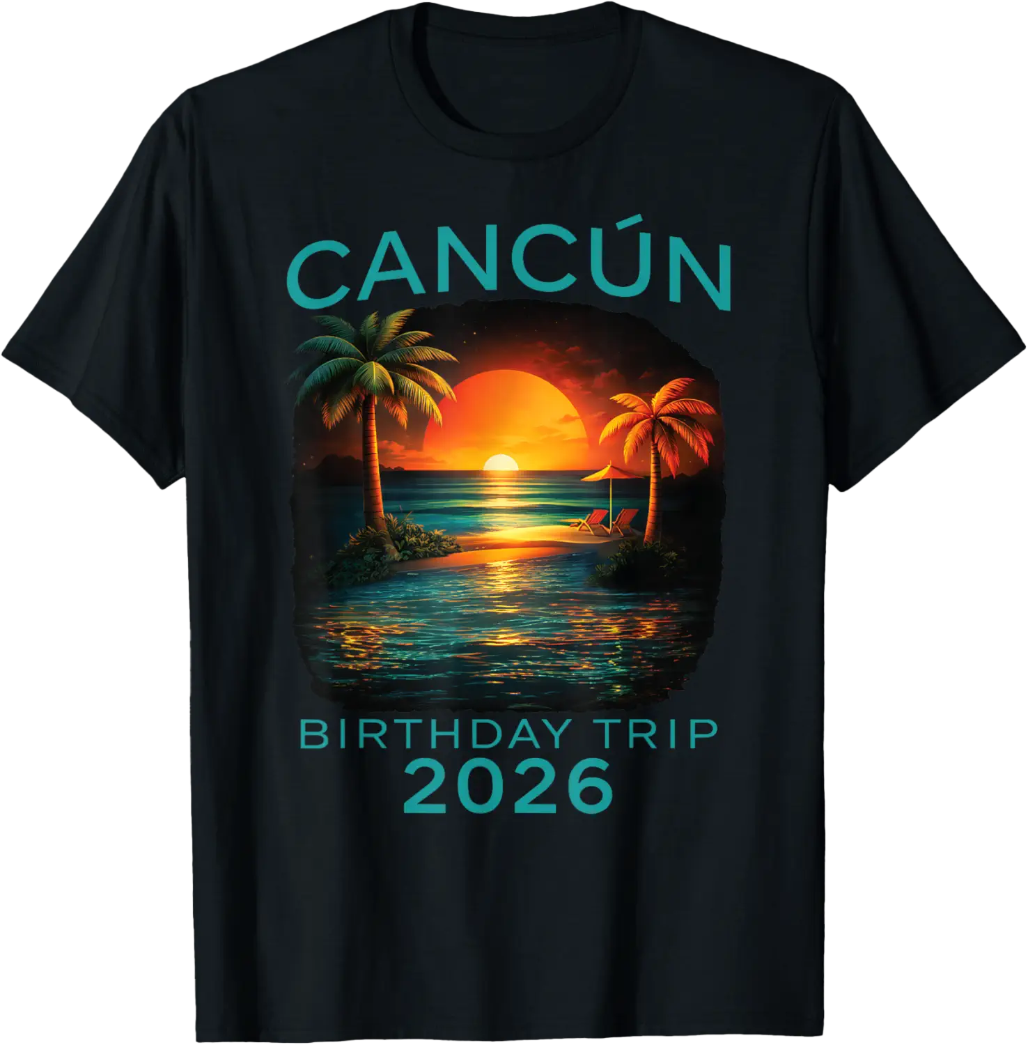 Cancun Birthday Trip Mexico Vacation Beach Cabo Lucas T-Shirt - Walmart.com