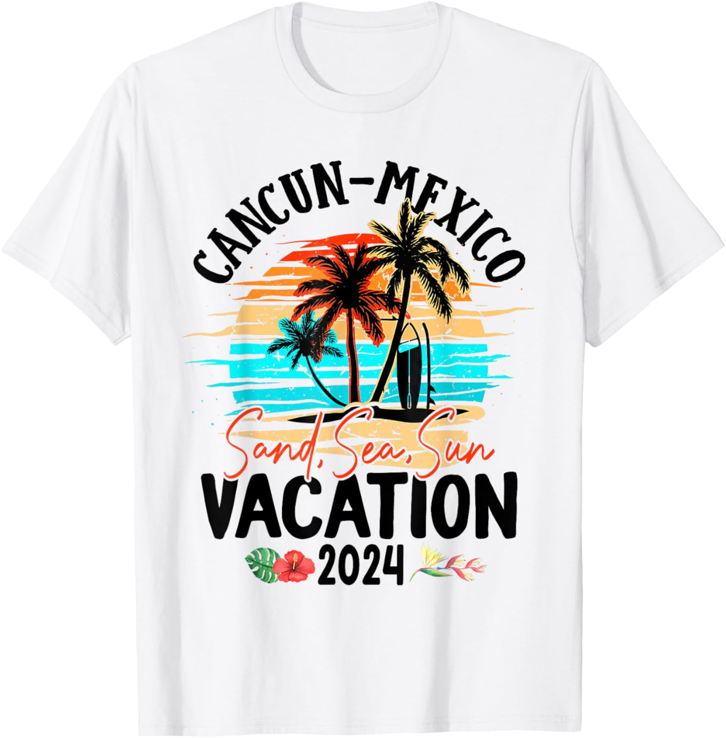 Cancun Mexico 2024 Family Friends Group Vacation Matching T-Shirt mens ...