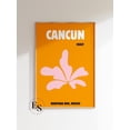 Cancun Travel Poster Coastal Girly Dorm Art Colorful Y2K Posters Trendy ...