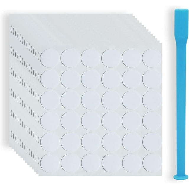 CandMak Candle Wick Stickers, 500pcs Heat Resistant Double-Sided Wick ...