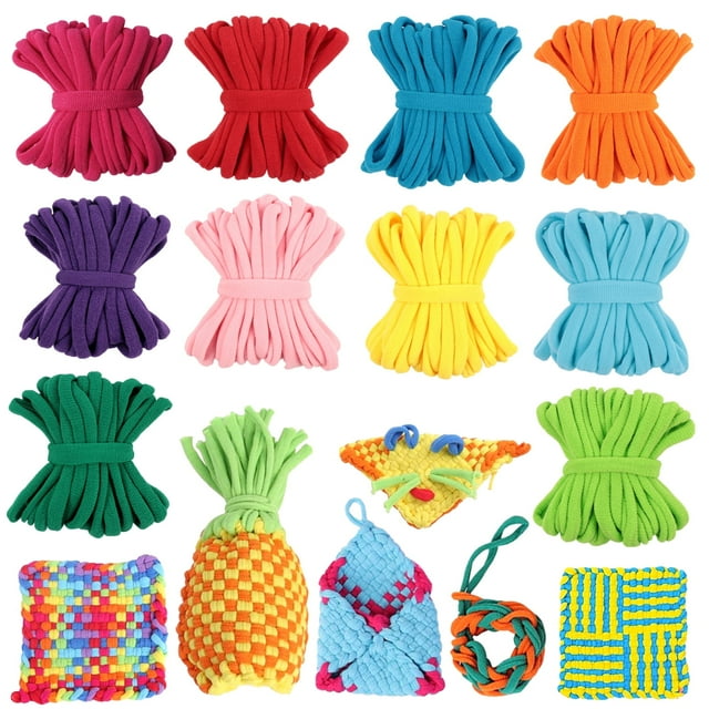 CandWuom Weaving Loom Loop Refills,7 Inch 800 Pcs Loom Refill Loops in ...