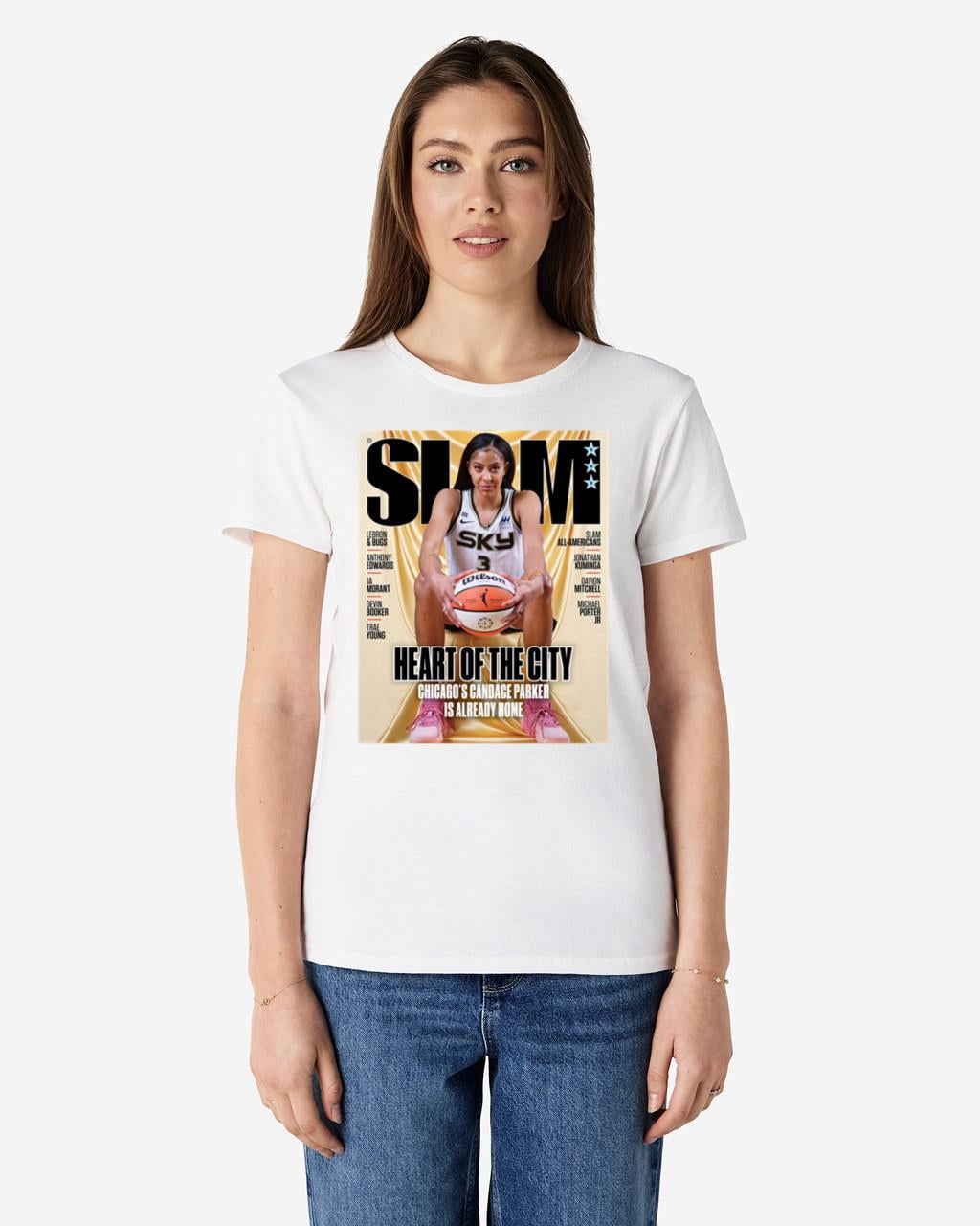 Candance Parker WNBA Slam Cover Unisex Tee-Unisex - Copy, for men ...
