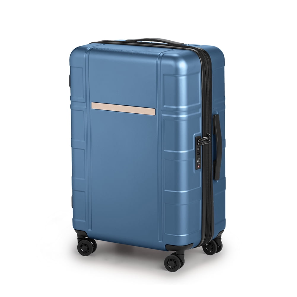 Canddidliike 24 inch Lightweight Luggage, PC+ABS Suitcase with TSA Lock ...