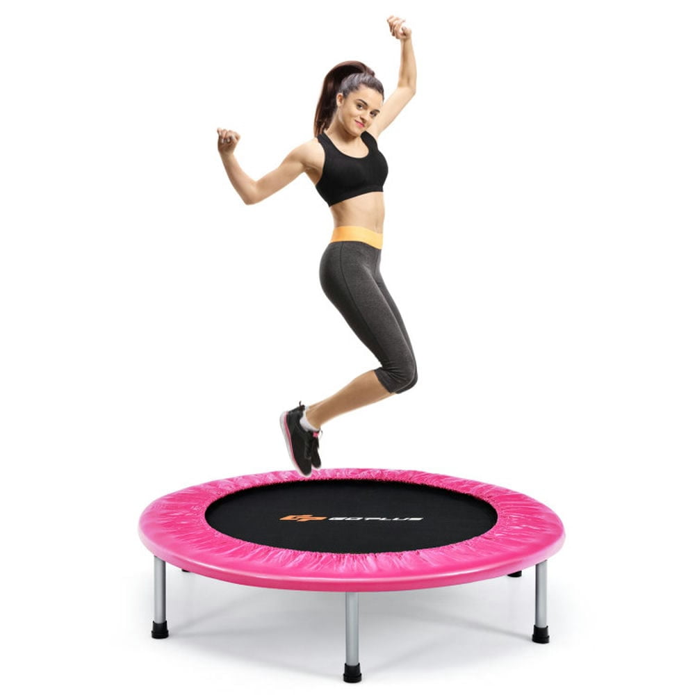 Canddidliike 36 Inch Mini Folding Trampoline Portable Recreational ...