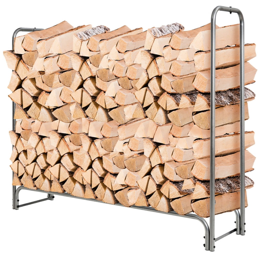 Canddidliike 4 Feet/5 Feet/6 Feet/8 Feet Firewood Storage Log Rack-5 ...